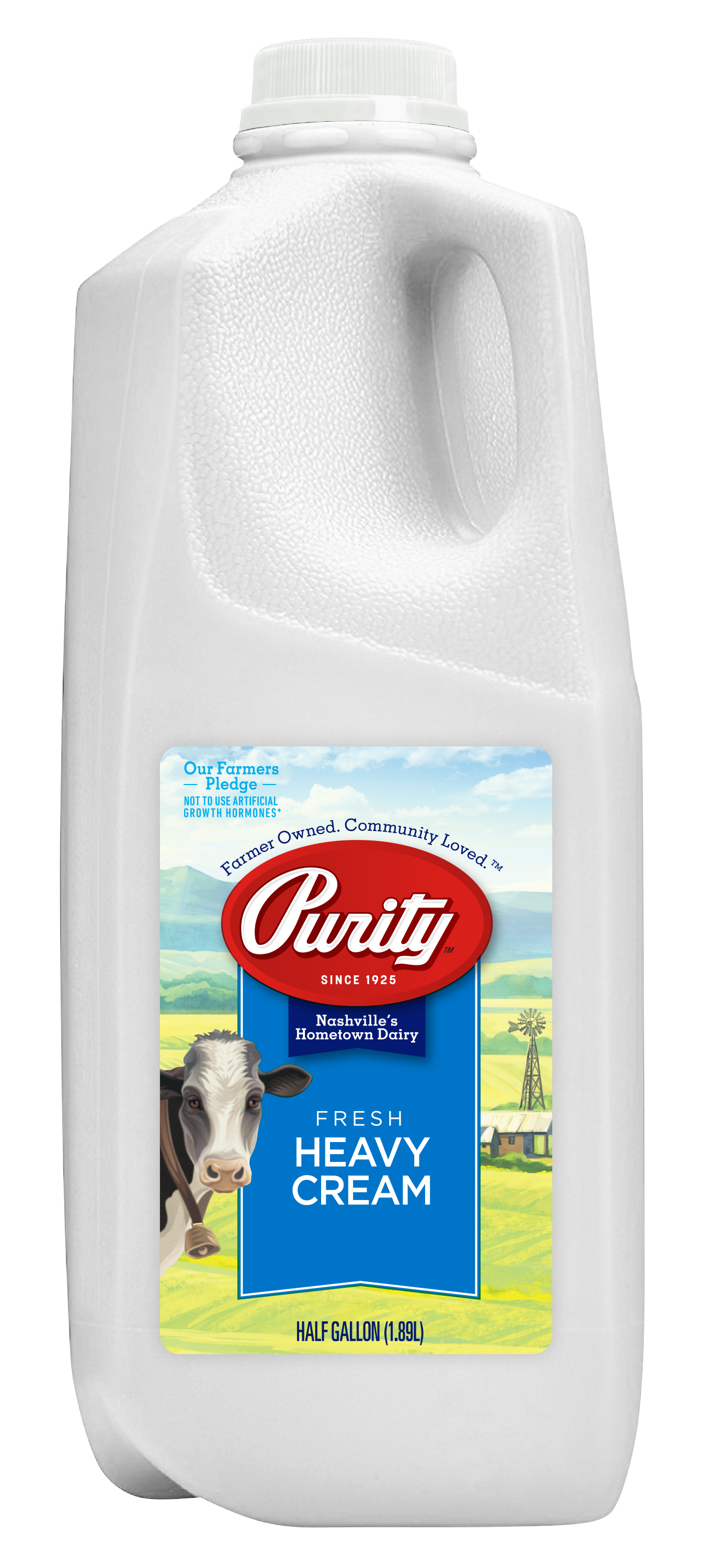 Heavy Cream Plastic Half Gallon - Purity™ Dairy